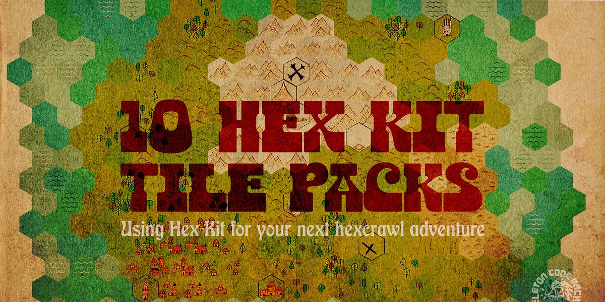 Top 10 Hex Kit Tile Packs - by Exeunt Press