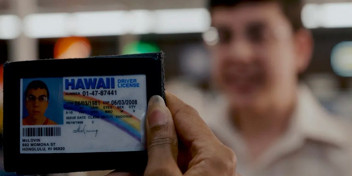 McLovin’s Fake ID - GRFxFILM
