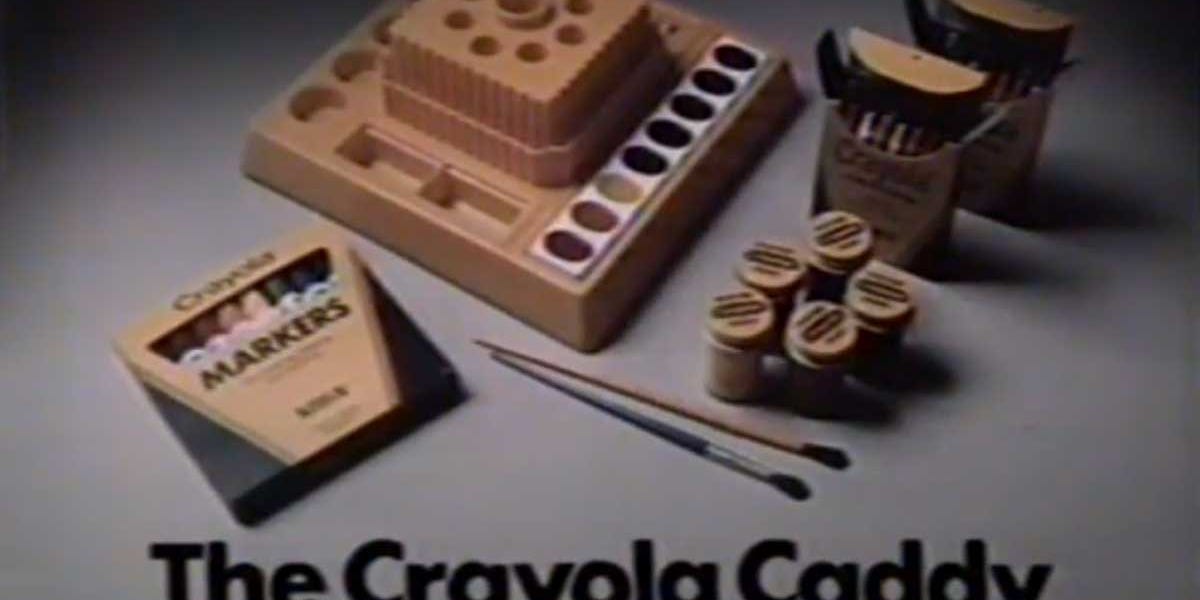 Crayola Caddy with Lazy Susan - The Retroist