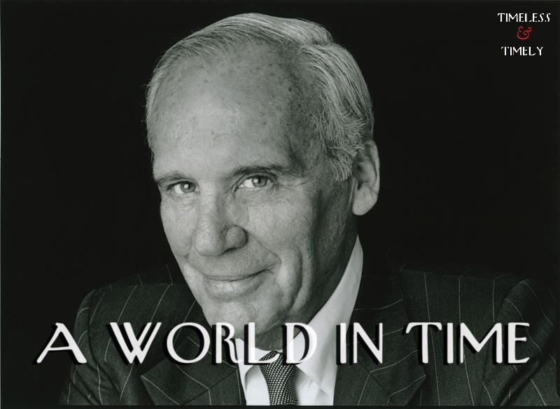 A World in Time - by Scott Monty - Timeless & Timely