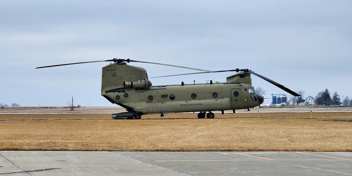 A Ride on a CH-47 Chinook Helicopter! - by Robert Leonard