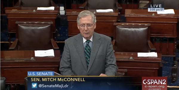 Mitch McConnell Is Ready For 'Us' To Get Along And Stop Acting Like A Bunch Of Mitch McConnells