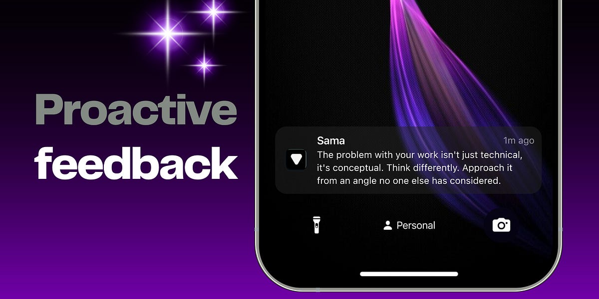 Introducing Sama AI - Your Wearable Proactive Mentor