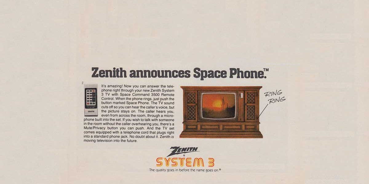The Zenith Space Phone - The Retroist