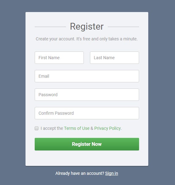 Create effective registration processes for your product