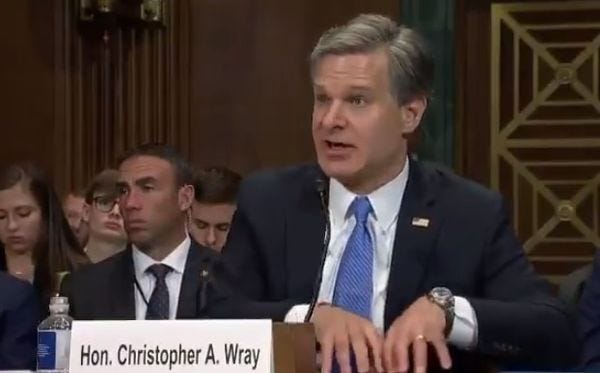 FBI Director Christopher Wray Wants YOU! To Stop Being A White ...