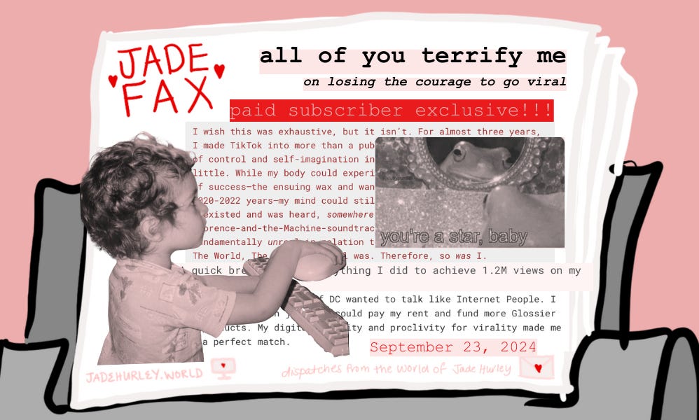 all of you terrify me - by jade hurley 💌 - JADE FAX