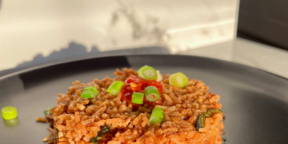 Spicy Garlic Chicken Fried Rice - Destiny’s Recipes