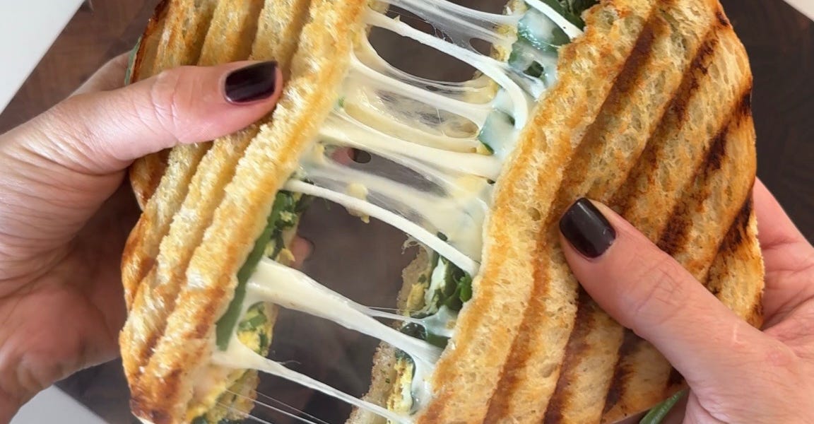 Breakfast Panini (No Panini Press Needed!)