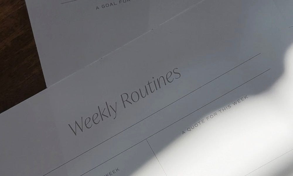 The Weekly Routines Printable That Helps Simplify & Streamline My Days