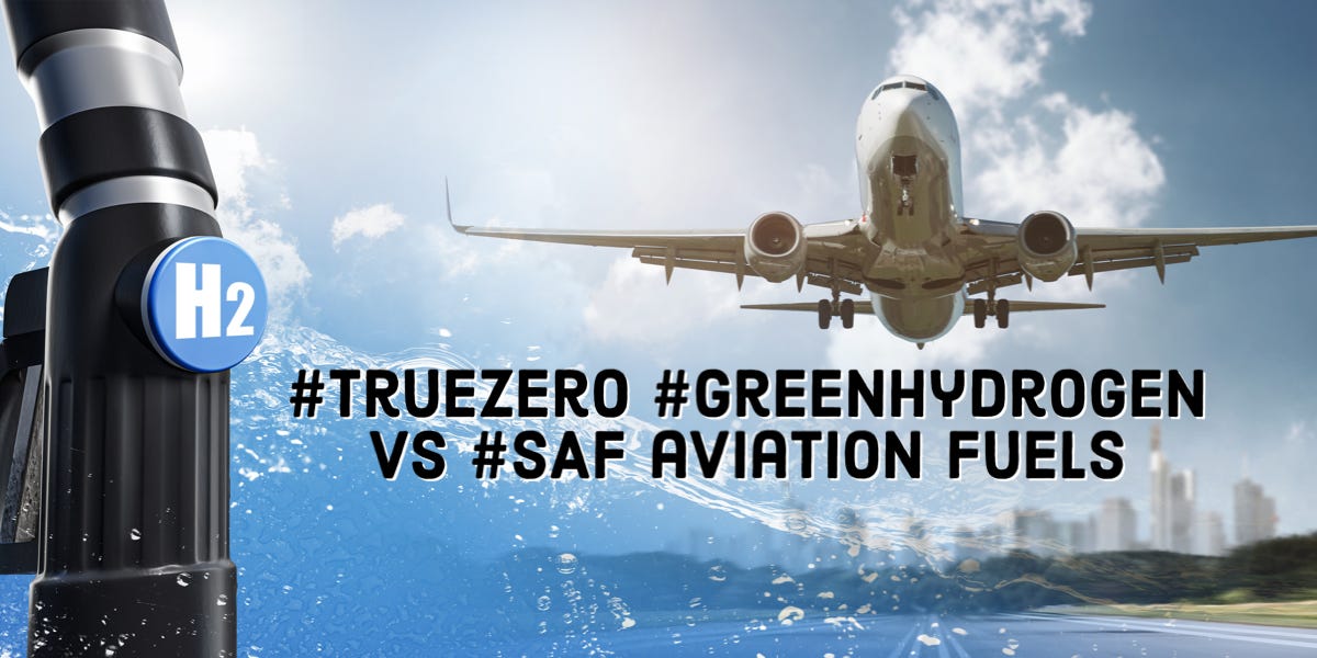 Sustainable Aviation Fuels vs. Green Hydrogen: Decarbonizing the Skies