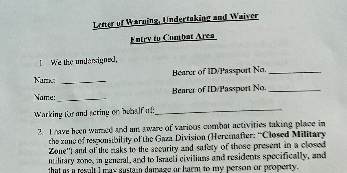 Signing A Waiver. - by Mark & Carrie Tedder