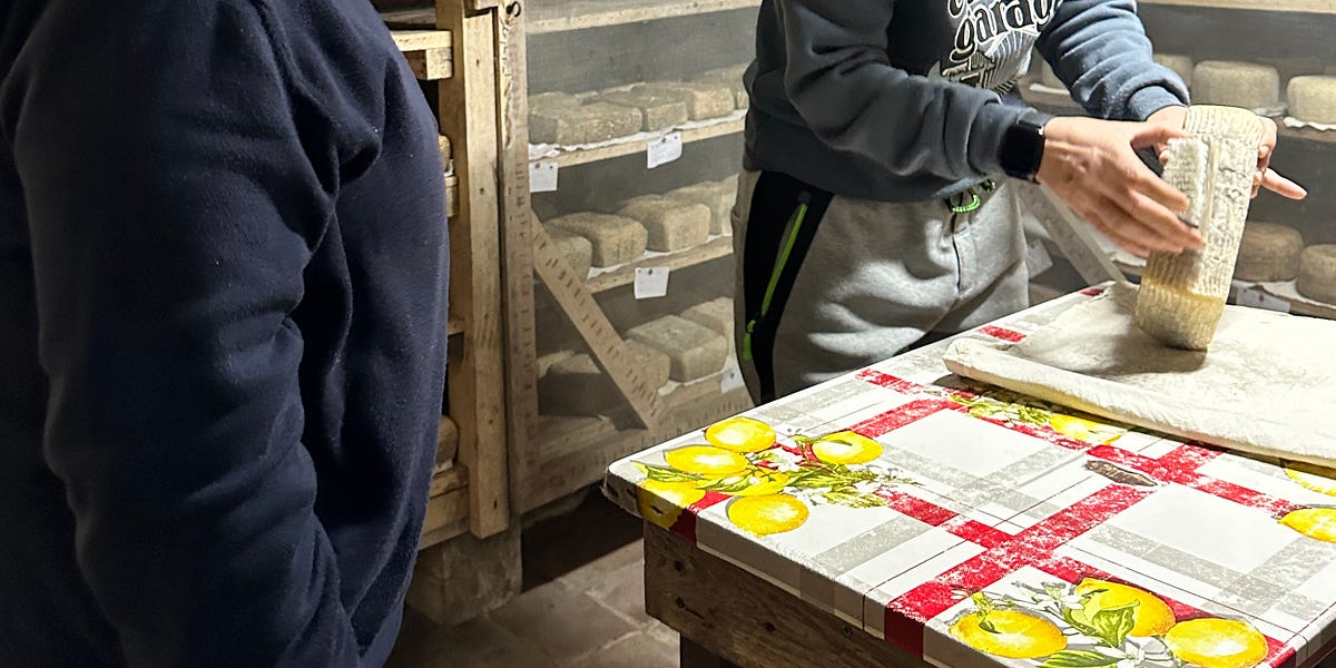 Doamna Formenti produce brânză italienească într-un sat din România