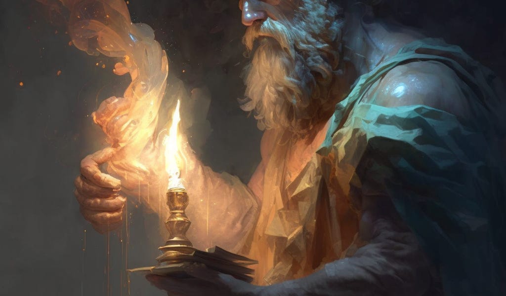 Lighting the Fire of Learning - by Nafez Dakkak