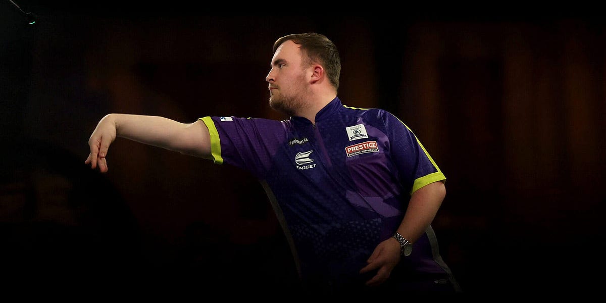 Luke Littler loses final. - by Peter Abrams