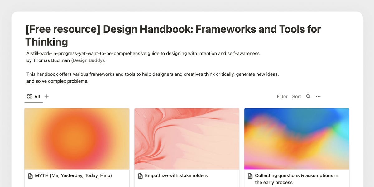 Index of Design Buddy - by Thomas Budiman - Design Buddy
