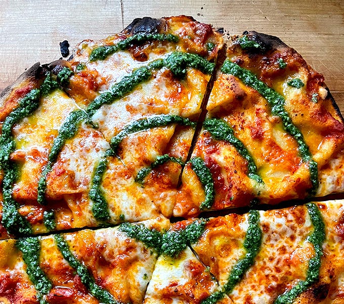 Rubirosa Tie Dye Pizza