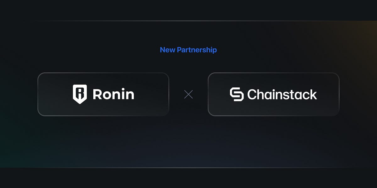 Attention Developers: Chainstack is LIVE on Ronin!