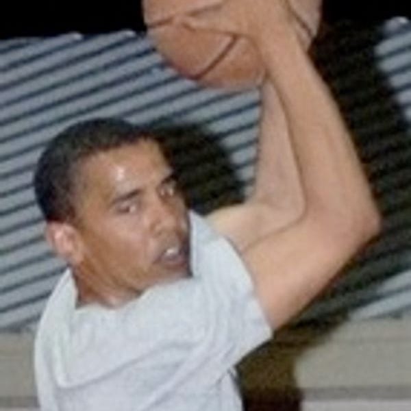 Barack Obama Plays Basketball, In Denver!
