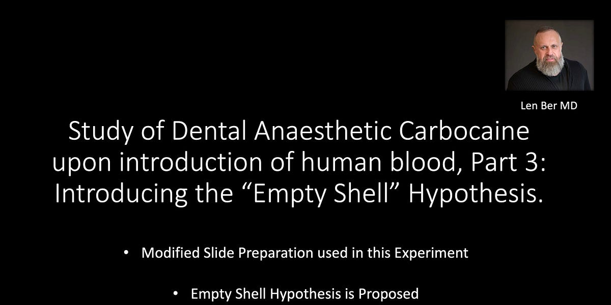Introducing The "Empty Shell" Hypothesis. Kinetically Active Micro Structures (KAMS) appear to ...