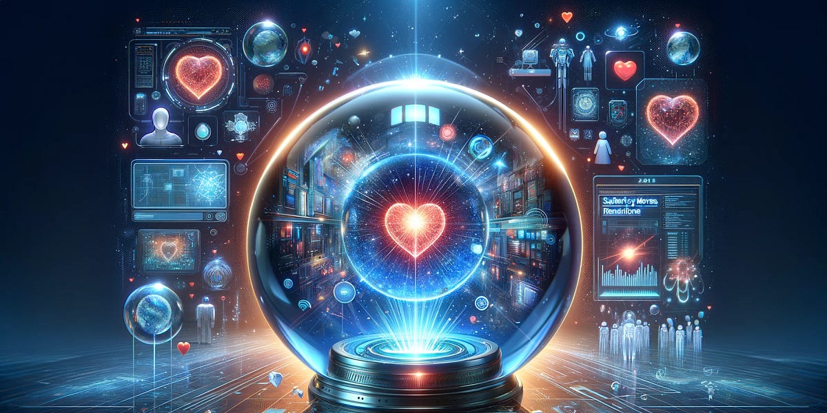 🔮 AI's 2024 Crystal Ball: Predictions, Safety Moves, and Romance Reimagined!