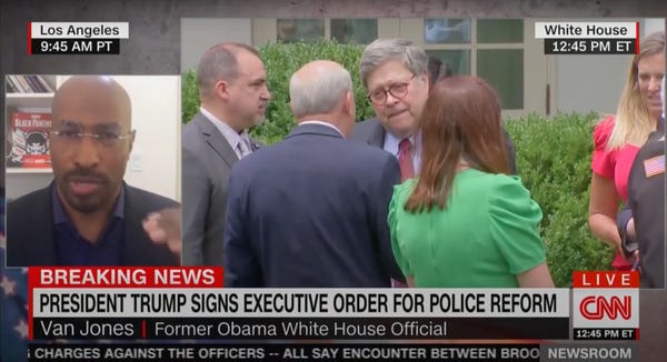 Jared Kushner’s BFF Van Jones Thinks Trump’s Police Reform Is Just Awesome