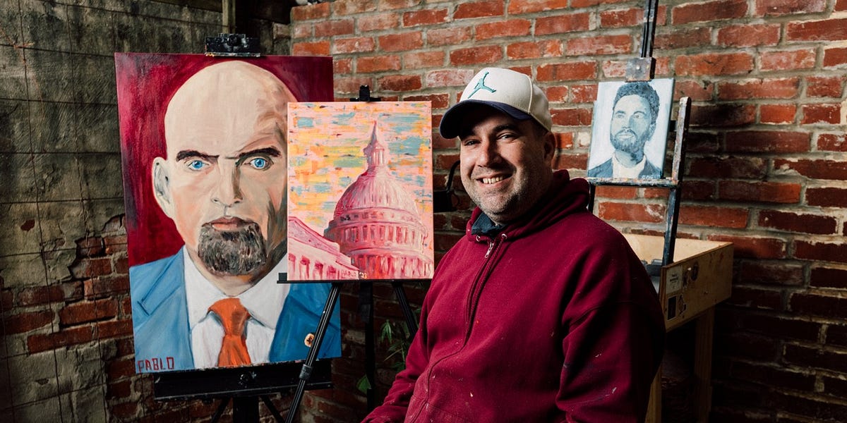 From Keyboard to Canvas: Meet the Political Reporter Who Paints Washington