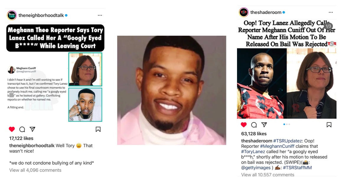 Tory Lanez insults Meghann Cuniff after judge rejects bail