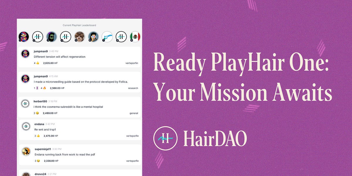 Ready PlayHair One: Your Mission Awaits
