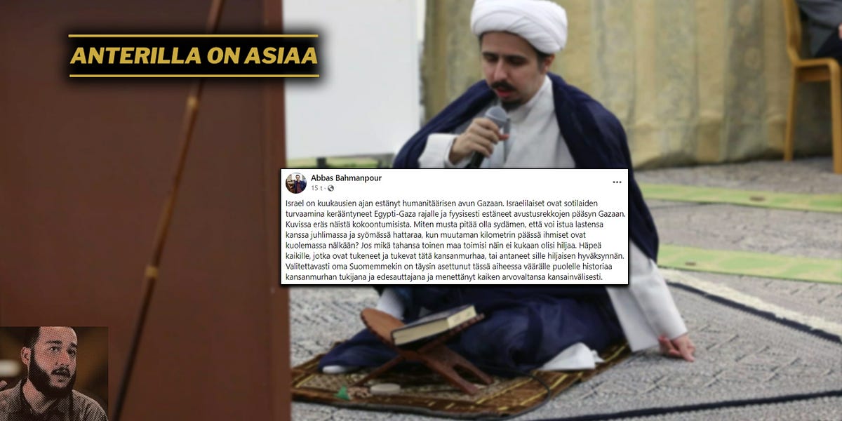Iranin moskeijan imaami: "Suomi on osallisena kansanmurhaan"