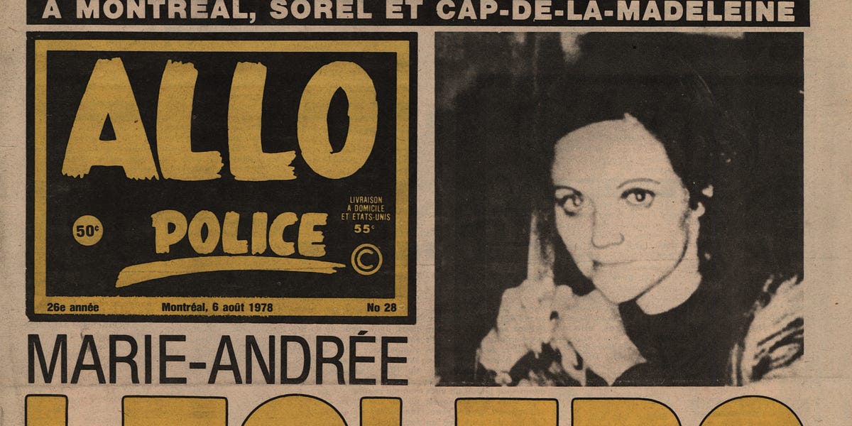 Marie-Andrée acquittée de meurtre | Allô Police | Août 1978