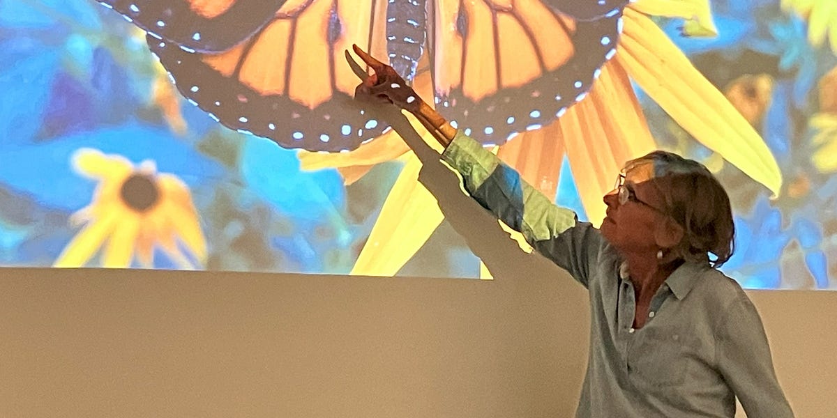 'Monarch Magic' enchants library crowd - by Patrick Munsey