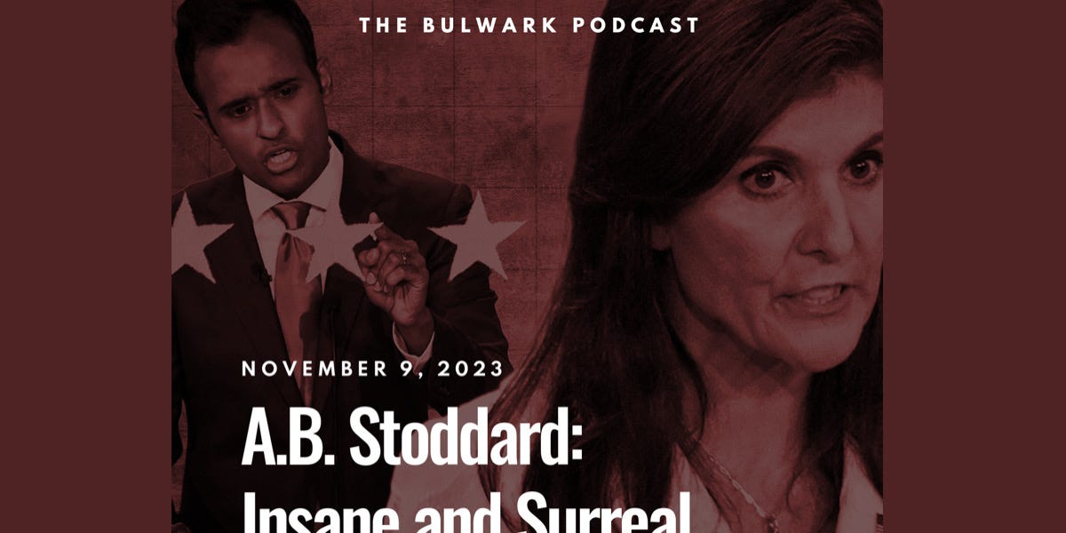 A.B. Stoddard: Insane and Surreal