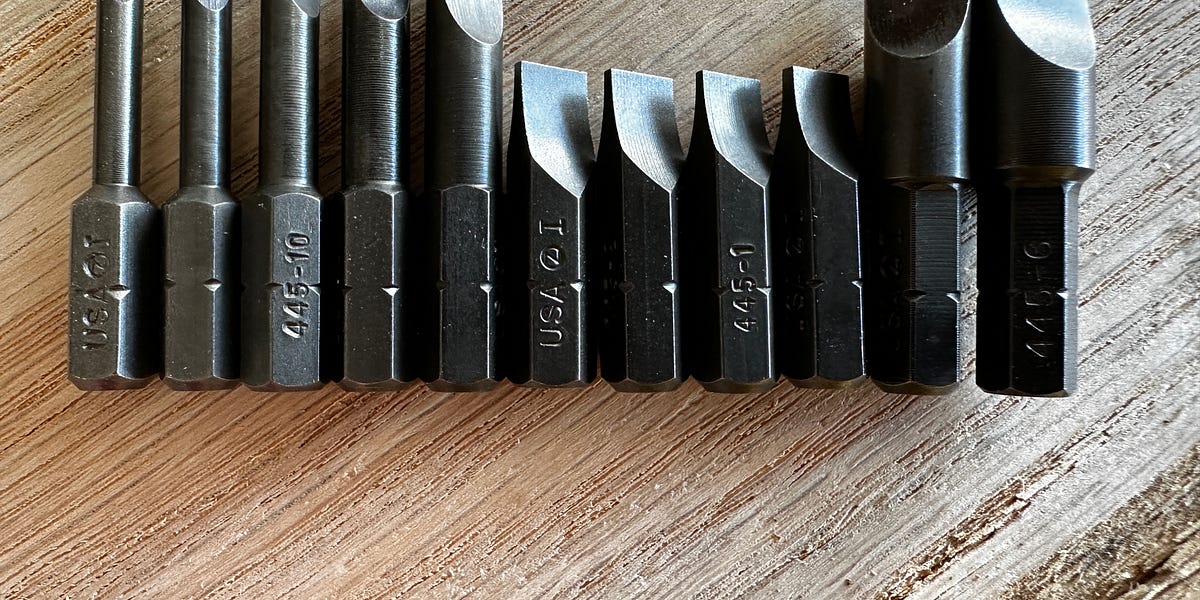 Magna-Tip Gunsmith Screwdriver Bits