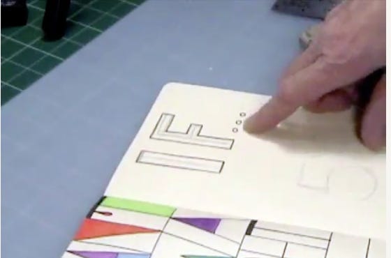 How to Draw Block Letters... - by Jessica Wesolek