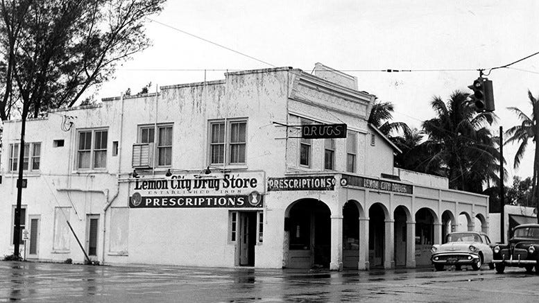 Dr. John DuPuis and the Lemon City Drug Store