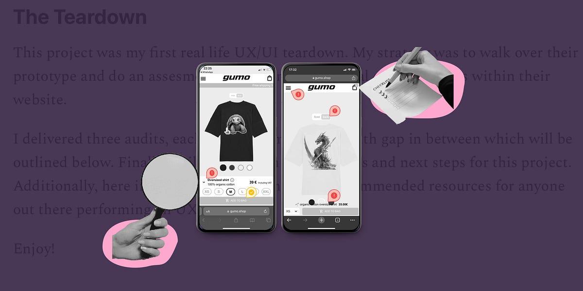 UX Teardown for Gumo — An AI Fashion E-commerce - by Ximena