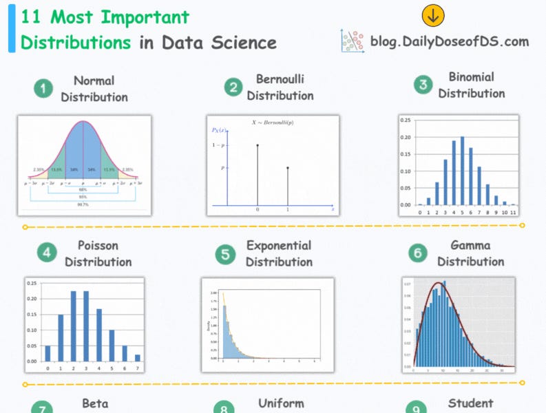 11 Key Probability Distributions in Data Science