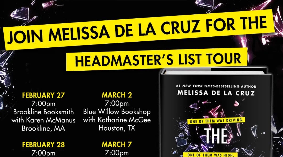 Pre-order Headmaster's List & get a FREE BOOK!