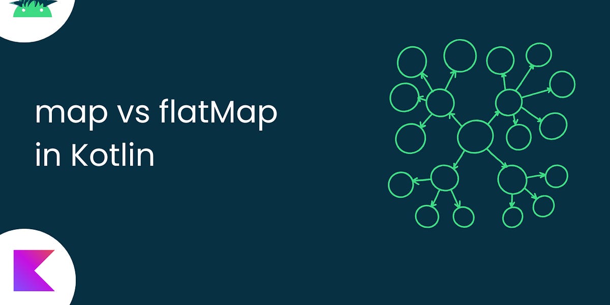 Map vs FlatMap in Kotlin - by Akshay Nandwana