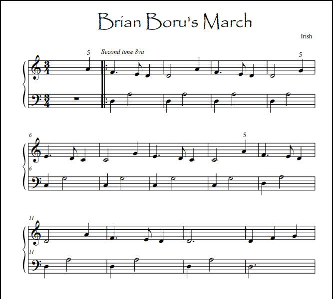 Brian Boru's March - by Dana Thynes