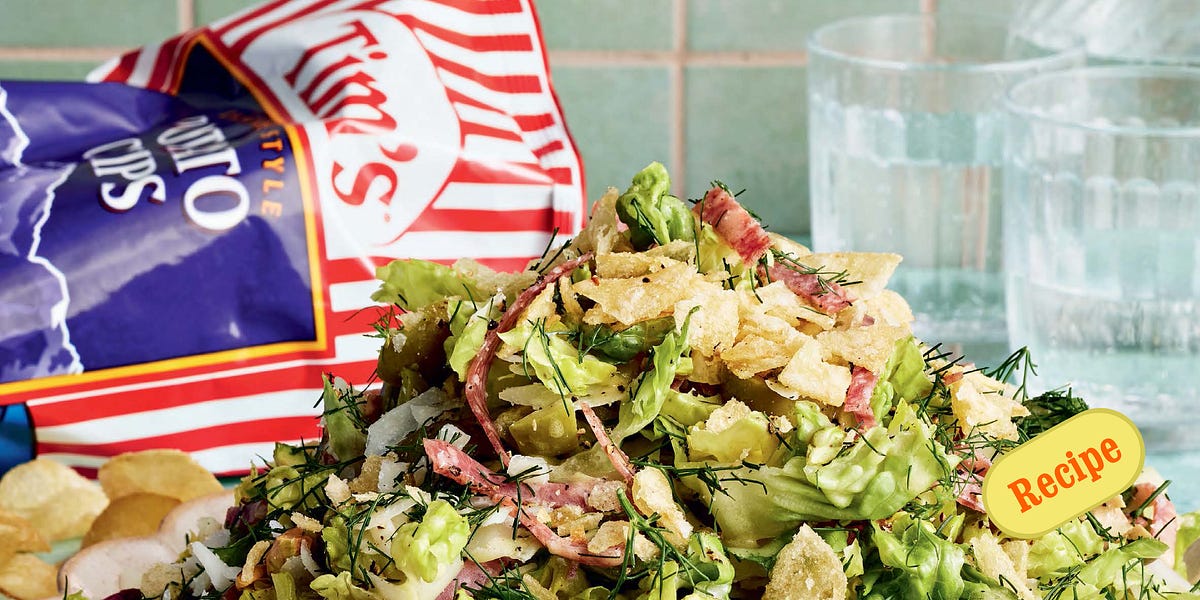 Recipe: Caroline Chambers' Dilly Chop with Salt & Vinegar Chippies