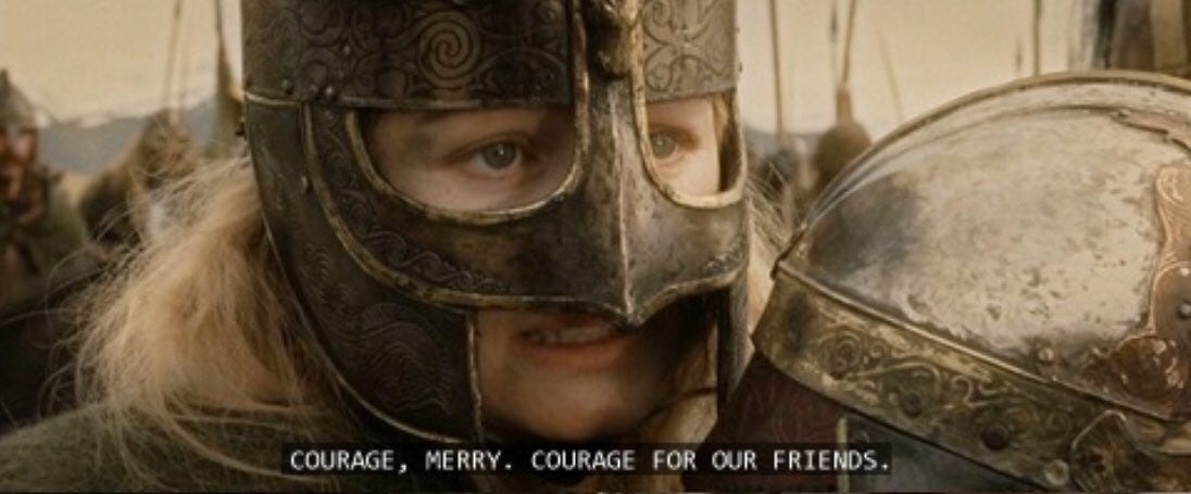 Courage, Friends - by Ron Davis - Rondezvous