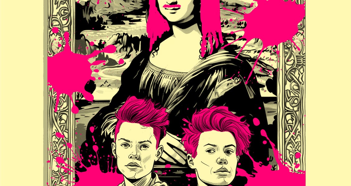 Climate Saved after Pink Haired Activists Vandalize Mona Lisa