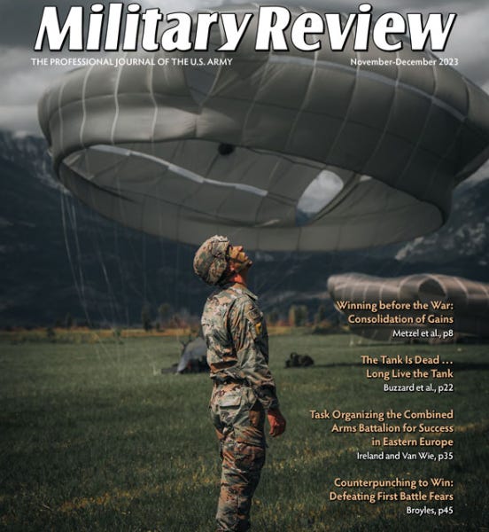 Ignite a Renaissance in Military Scholarship and Writing