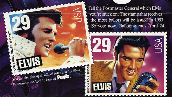 Where Were You During the Elvis Stamp War?