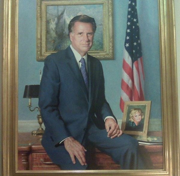 Official Romney Portrait Unveiled - by Sara K. Smith