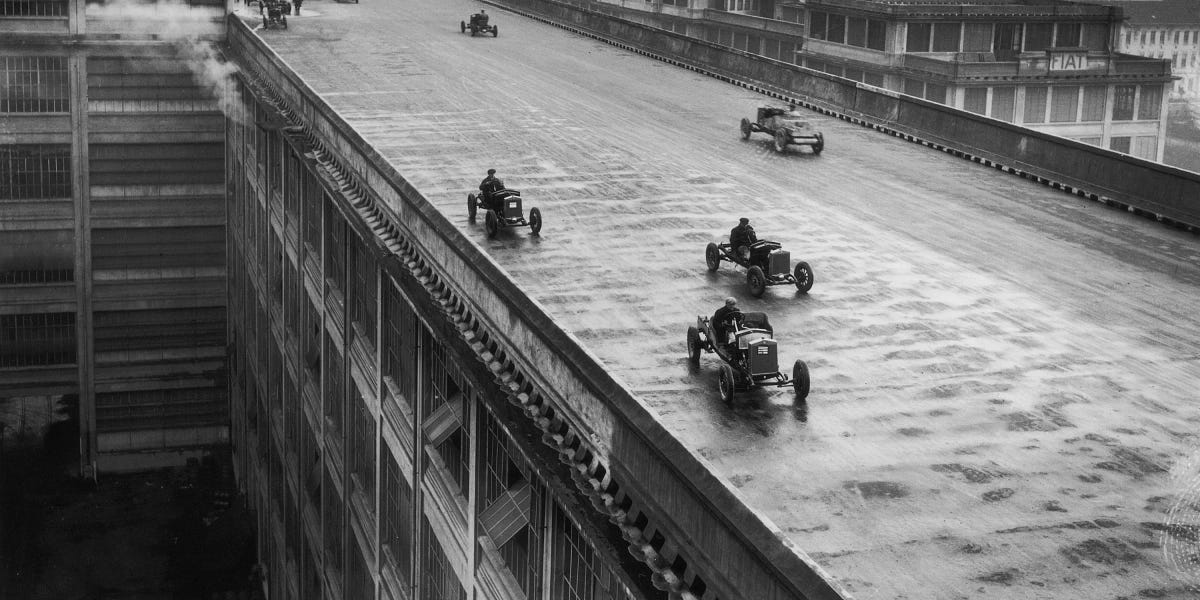 Fiat's Iconic Rooftop Test Track 🇮🇹 - by Austin Winfield