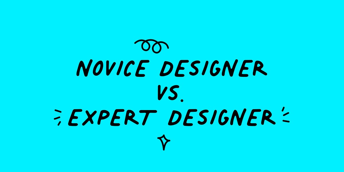 Novice vs. Expert Designers - by Thomas Budiman