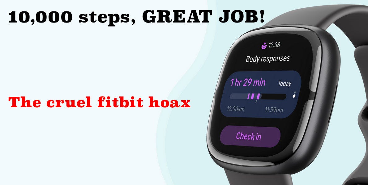The cruel fitbit hoax - by Scooby Werkstatt